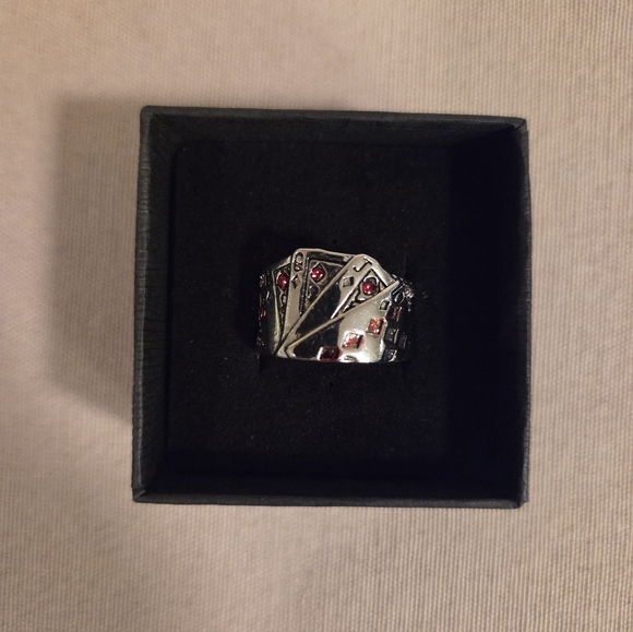 Accessories | Stainless Steel Royal Flush Poker Ring | Poshmark